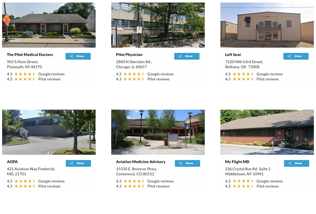 AME Directory - Aviation Medical Examiners Directory - PILOT DOCTORS